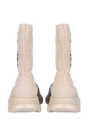 Alexander McQueen Tread Slick Boot - Cream