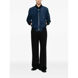 TOM FORD Jackets Leather Jackets - Blue