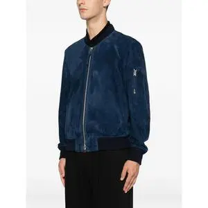 TOM FORD Jackets Leather Jackets - Blue