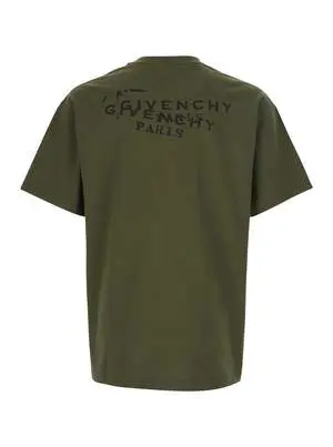 Givenchy T-shirt With Logo On Front And Back For
