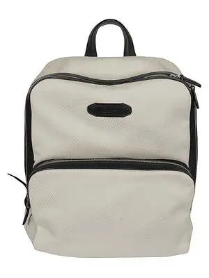 Brioni Via Veneto Canvas Backpack - Multicolor