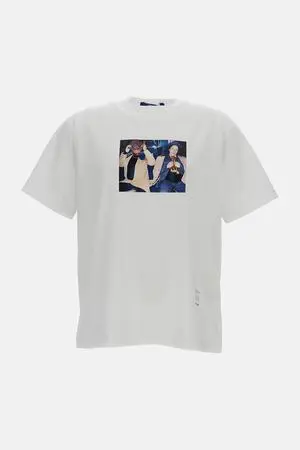 Junya Watanabe Short-sleeve T-shirt With A Print - Multicolor