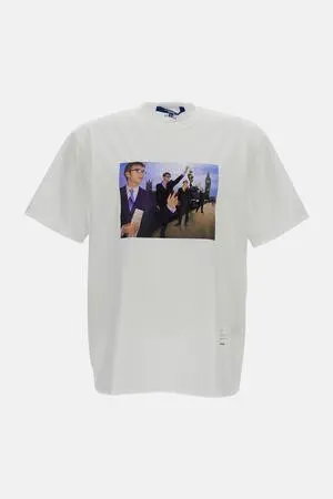Junya Watanabe Short-sleeve T-shirt With A Print - Multicolor