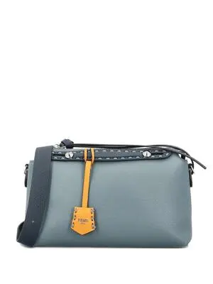 Fendi By The Way Soft Selleria Medium Bag With Macro Stitching - Blue