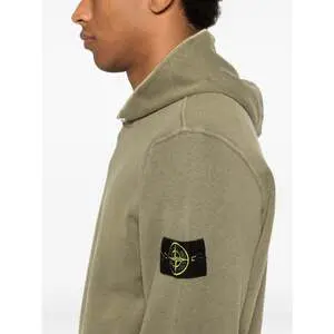 Stone Island Malfilé Cotton Fleece Hoodie