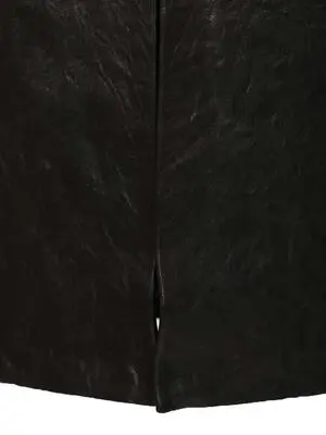 Rick Owens Leather Long Skirt