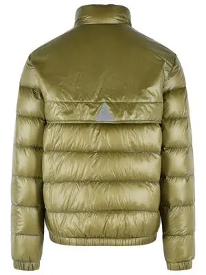 Moncler Foldable Short 'orres' Olive Polyamide Down Jacket
