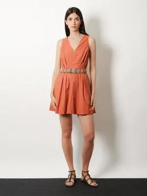 Brunello Cucinelli Mini Dress With Belt