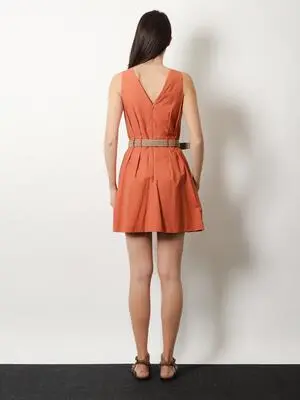 Brunello Cucinelli Mini Dress With Belt