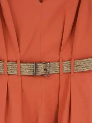Brunello Cucinelli Mini Dress With Belt