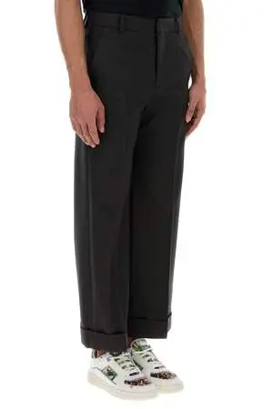 Valentino Garavani Charcoal Wool Pant