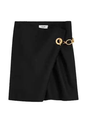 Celine Mohair Wool Shorts