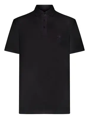 Giorgio Armani Interlock Cotton Polo Shirt - Multicolor