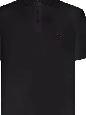 Giorgio Armani Interlock Cotton Polo Shirt