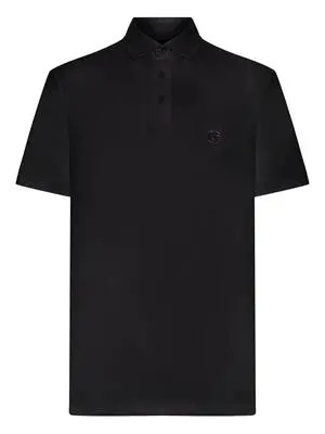Giorgio Armani Interlock Cotton Polo Shirt - Multicolor
