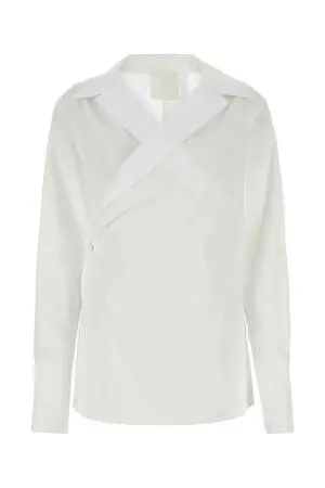 Givenchy Wrap Poplin Shirt - White