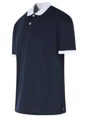 Eleventy Beige Cotton Polo Shirt