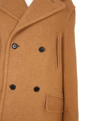 Marni Double-breasted Coat - Cream