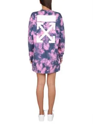 Off-White Sweatshirt Dress