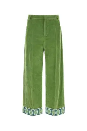 Valentino Garavani Velvet Pant - Green