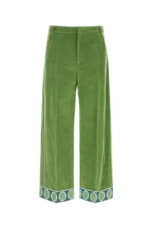 Valentino Garavani Velvet Pant - Green