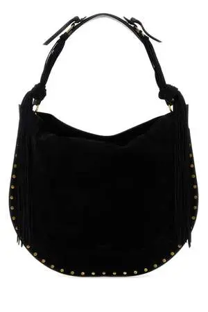 Isabel Marant Étoile Suede Oskan Shopping Bag - Black