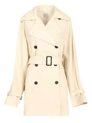 TOTEME Washed Cotton Trench - Cream