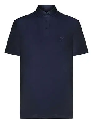 Giorgio Armani Interlock Cotton Polo Shirt - Multicolor