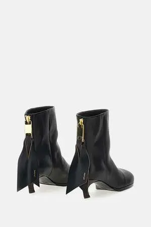 Sacai Leather Ankle Boots