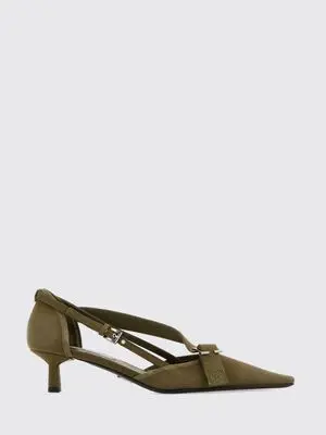 Prada Cotton Canvas Pumps - Green