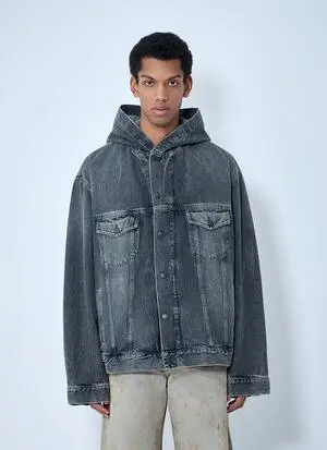 Acne Studios Hooded Denim Jacket