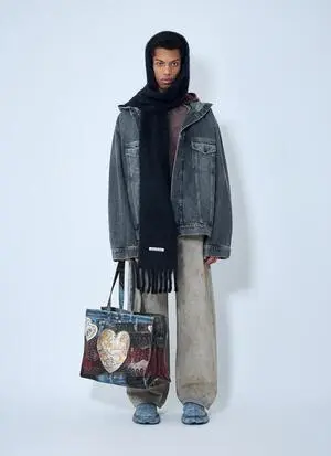 Acne Studios Hooded Denim Jacket