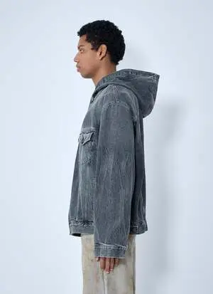Acne Studios Hooded Denim Jacket