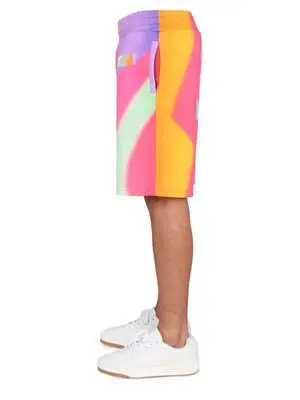 Moschino Sweatshirt Bermuda Shorts - Multicolor