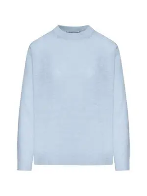 Max Mara Linen Crewneck Sweater - Multicolor