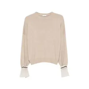 Brunello Cucinelli Neutrals Knitwear Jumpers - Cream