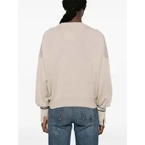 Brunello Cucinelli Cashmere Knit Jumper - Cream