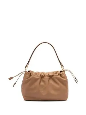 Fendi Mamma Baguette Large Nappa Leather Bag - Brown