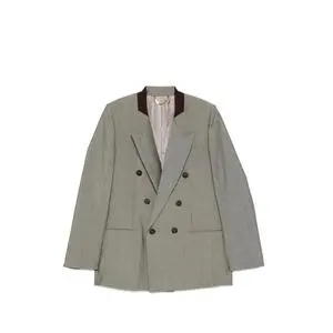 Victoria Beckham Grey Jackets Blazers - Gray