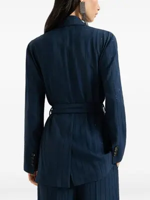 Brunello Cucinelli Belted Single-breasted Jacket