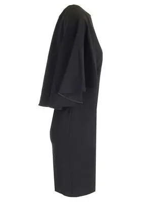 Chloé Cape Sleeves Mini Dress
