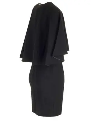 Chloé Cape Sleeves Mini Dress