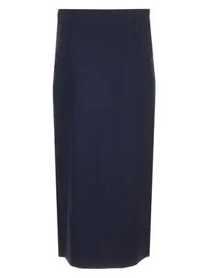 Chloé Wool Midi Skirt