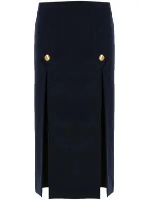 Chloé Wool Midi Skirt