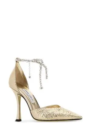 JIMMY CHOO Fabric Stevie 100 Pumps