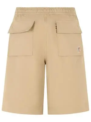Moncler Technical Froissé Shorts - Cream