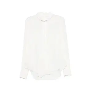 Brunello Cucinelli Curved Hem Blouses