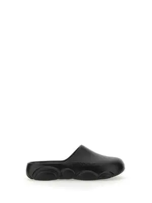 Moschino Rubber Teddy Sole Mules - Black