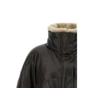 Brunello Cucinelli Quilted Lambskin Leather Jacket