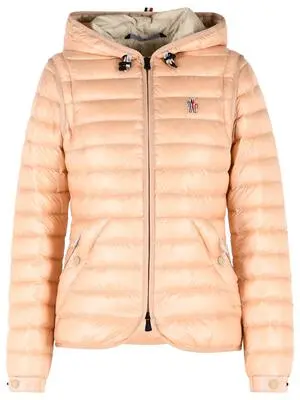Moncler Light 2-in-1 'karura' Hooded Down Jacket - Pink